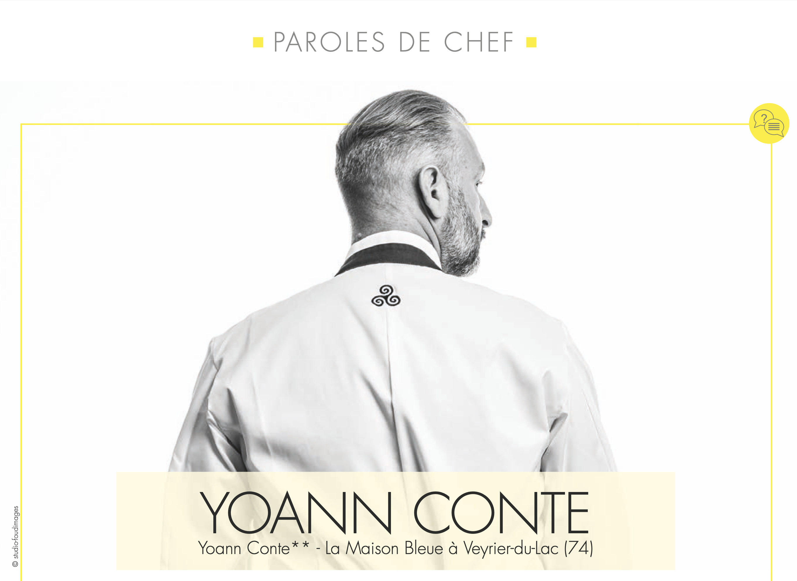 Chef Magazine - Yoann Conte, un lieu emblématique à Veyrier-du-lac, où ...